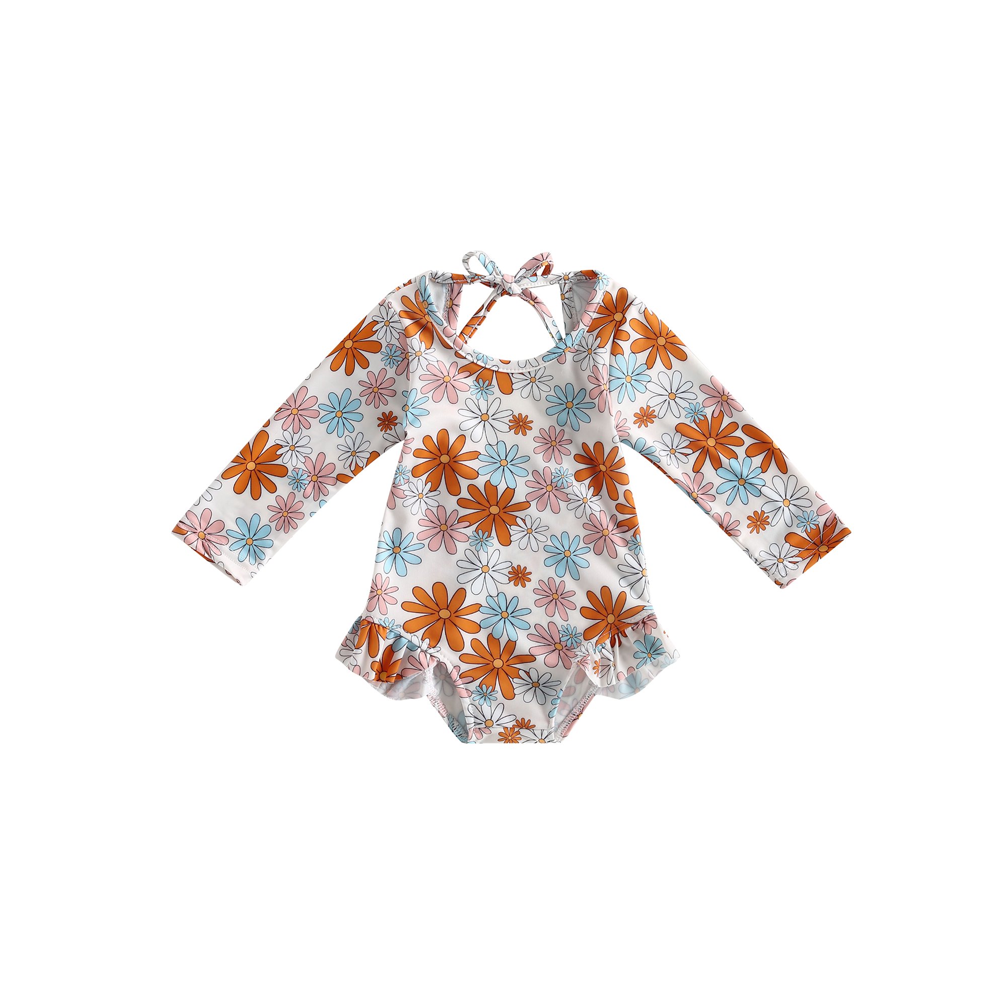 Click here for Kmbangi Toddler Girls Summer Romper Swimsuits Long... prices