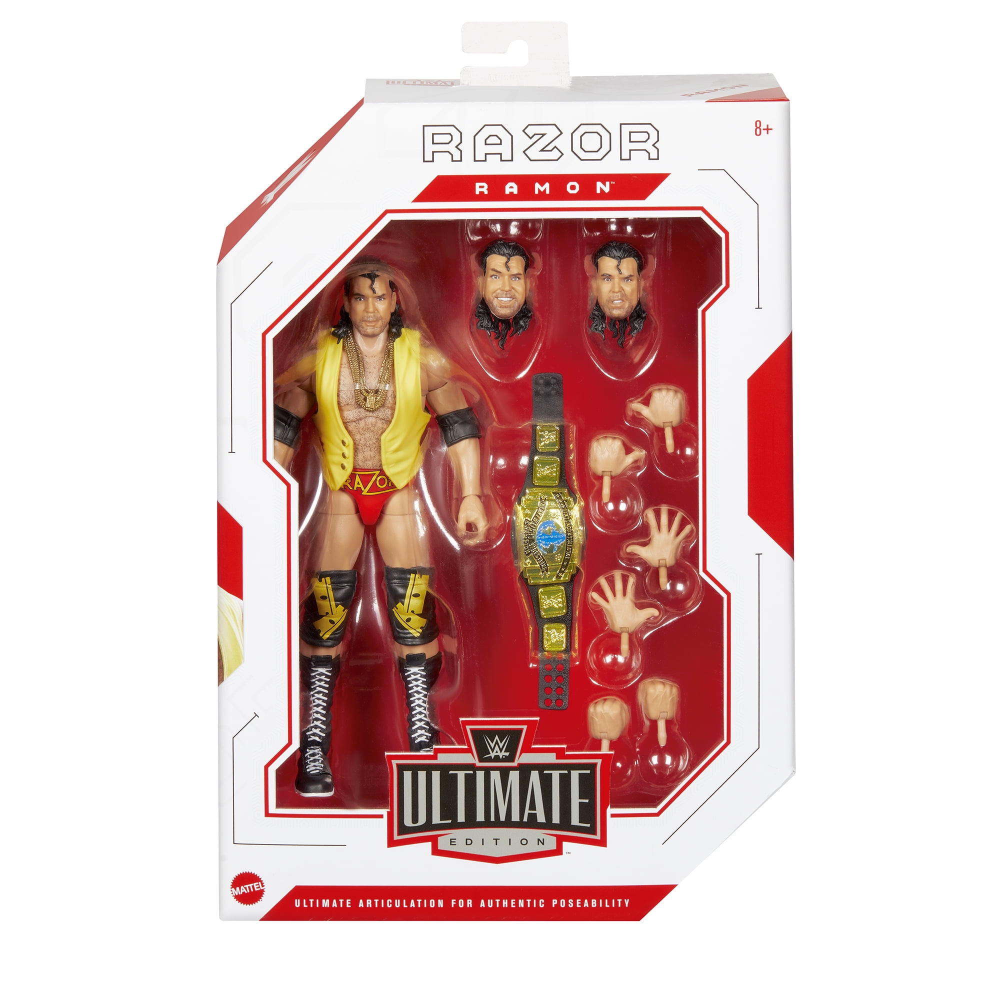 Razor Ramon (Yellow) - WWE Ultimate Edition 16 Mattel WWE Toy Wrestling ...