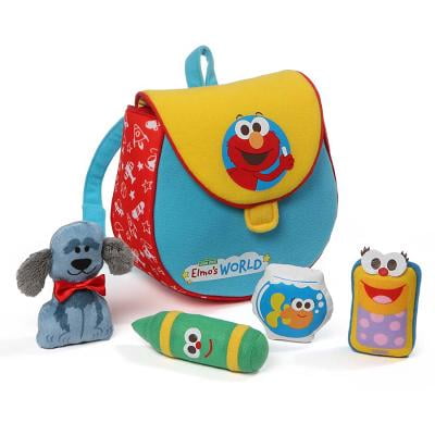 Gund Sesame Street Elmo's World 5pc Plush Playset - Walmart.com