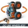 Hot Wheels Monster Trucks RC Rhinomite Transforms into Launcher, Includes 1:64 Scale Toy Truck ...