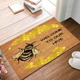 Coir Doormat Front Porch Easy to Clean Welcome to Our Hive Bee ...