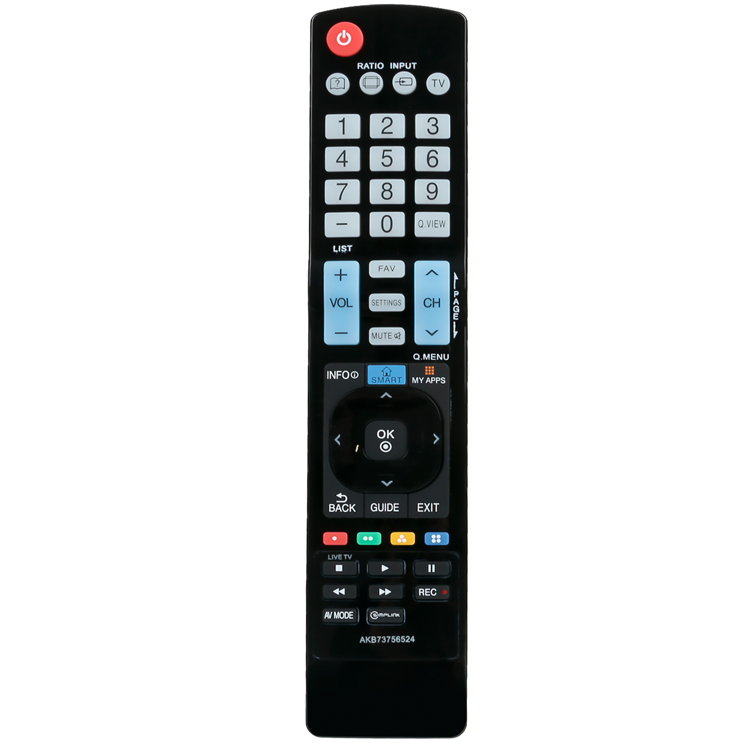 New AKB73756524 Replaced Remote Control fit for LG LED Smart TV ...