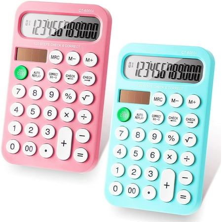 Mini Pocket Calculator Small Cute 12 Digits Standard Function ...