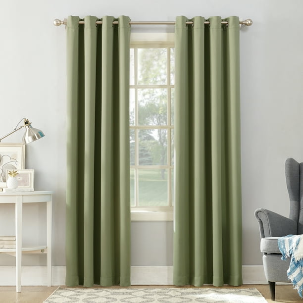 Sun Zero Nolan Energy Saving Blackout Grommet Curtain Panel Walmart