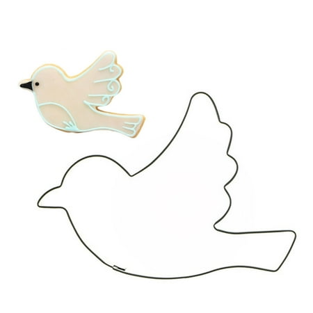 Biscuit Cutter Bird Shape Silver Color Sandwich Fondant cutter Biscuit ...