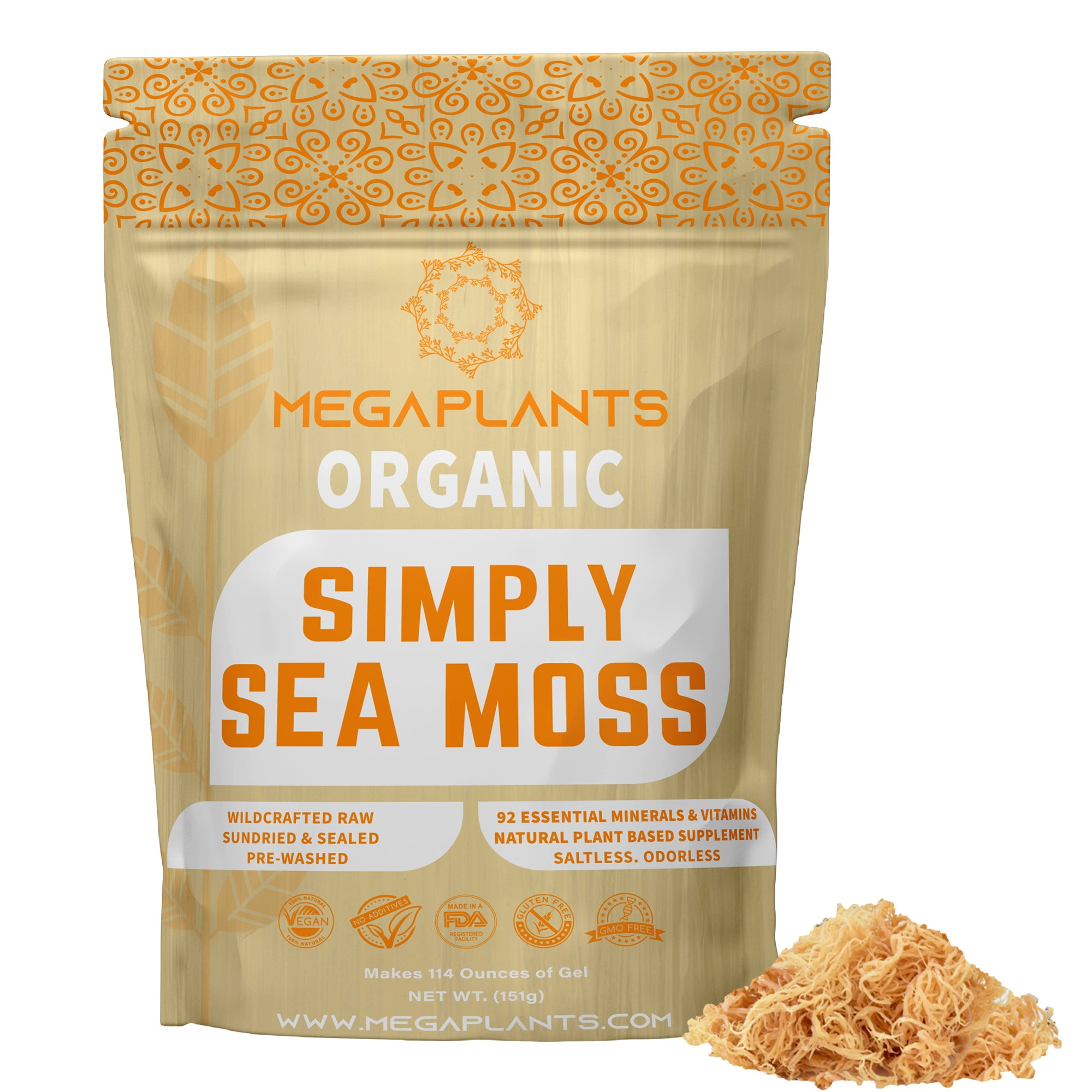 MegaPlants Simply Sea Moss - Walmart.com