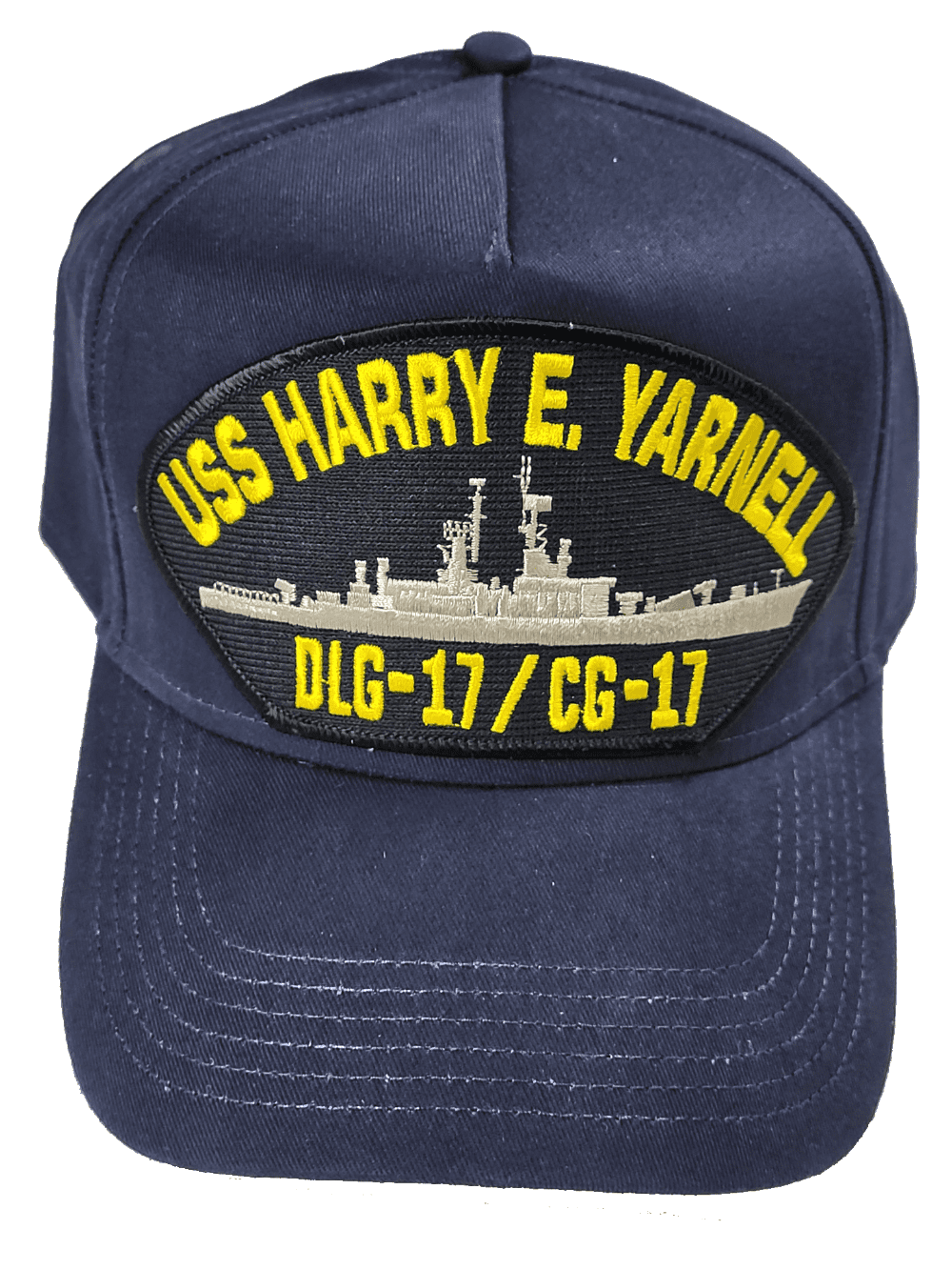 USS Harry E. Yarnell DLG-17/CG-17 Ship HAT - Navy Blue - Veteran Owned ...