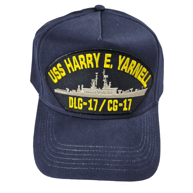 USS Harry E. Yarnell DLG-17/CG-17 Ship HAT - Navy Blue - Veteran Owned ...