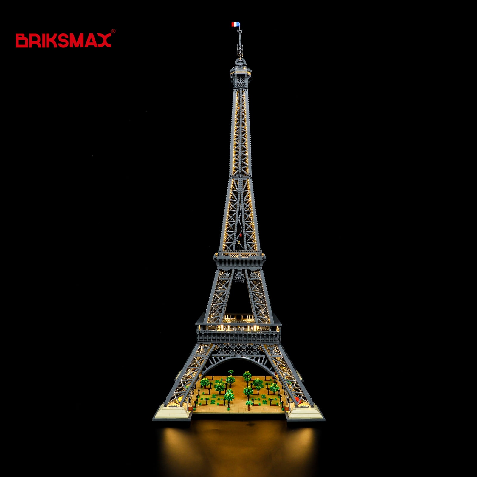 BRIKSMAX Led Lighting Kit for Lego Eiffel Tower 10307 Building Kit(Not Include the Building Set ...