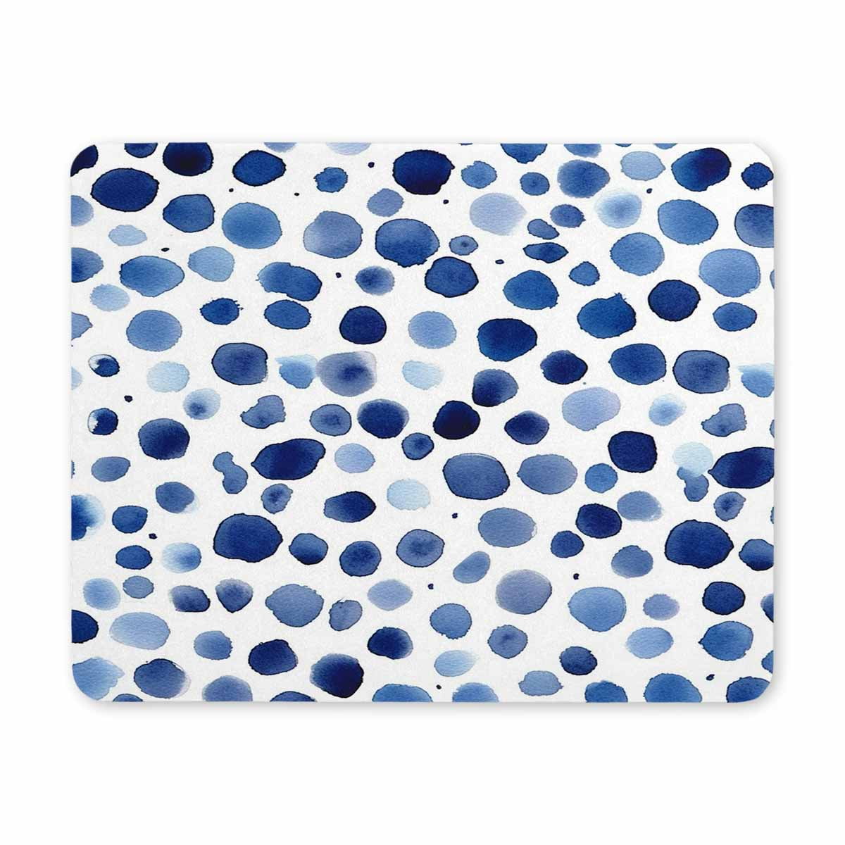 Hand Drawn Blue Watercolor Polka dot Mouse Pad, Polka Dot Print, Dot ...