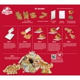 Jurassic World Dinosaur Gingerbread House Kit with Dinosaur Cookies, 20 ...