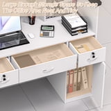 HARIPUL 50-inch Reception Desk with Counter, Front Desk Office Desk ...