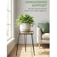 Midcentury Modern Metal Potted Plant Stand 18.7 inches Tall Flower Pot ...