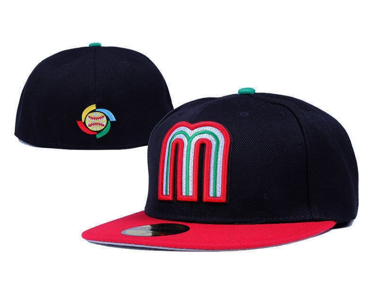 Mexico National team closed size cap Mexico embroidered hip hop cap full seal baseball cap ...