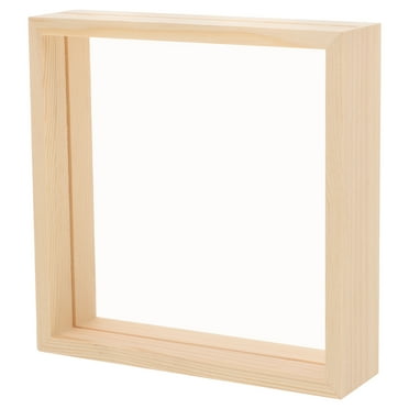 Make Market 5x5 Unfinished Wooden Shadow Box Picture Frame - 24 Pack ...