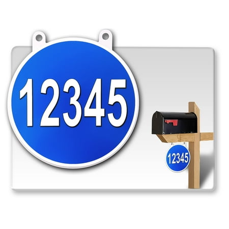 Curb-N-Sign Highly Reflective 10-inch Circular Double-Sided Hanging ...