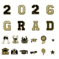 20 Pcs Graduation Car Magnets – “Congrats Grad” Magnetic Bumper ...