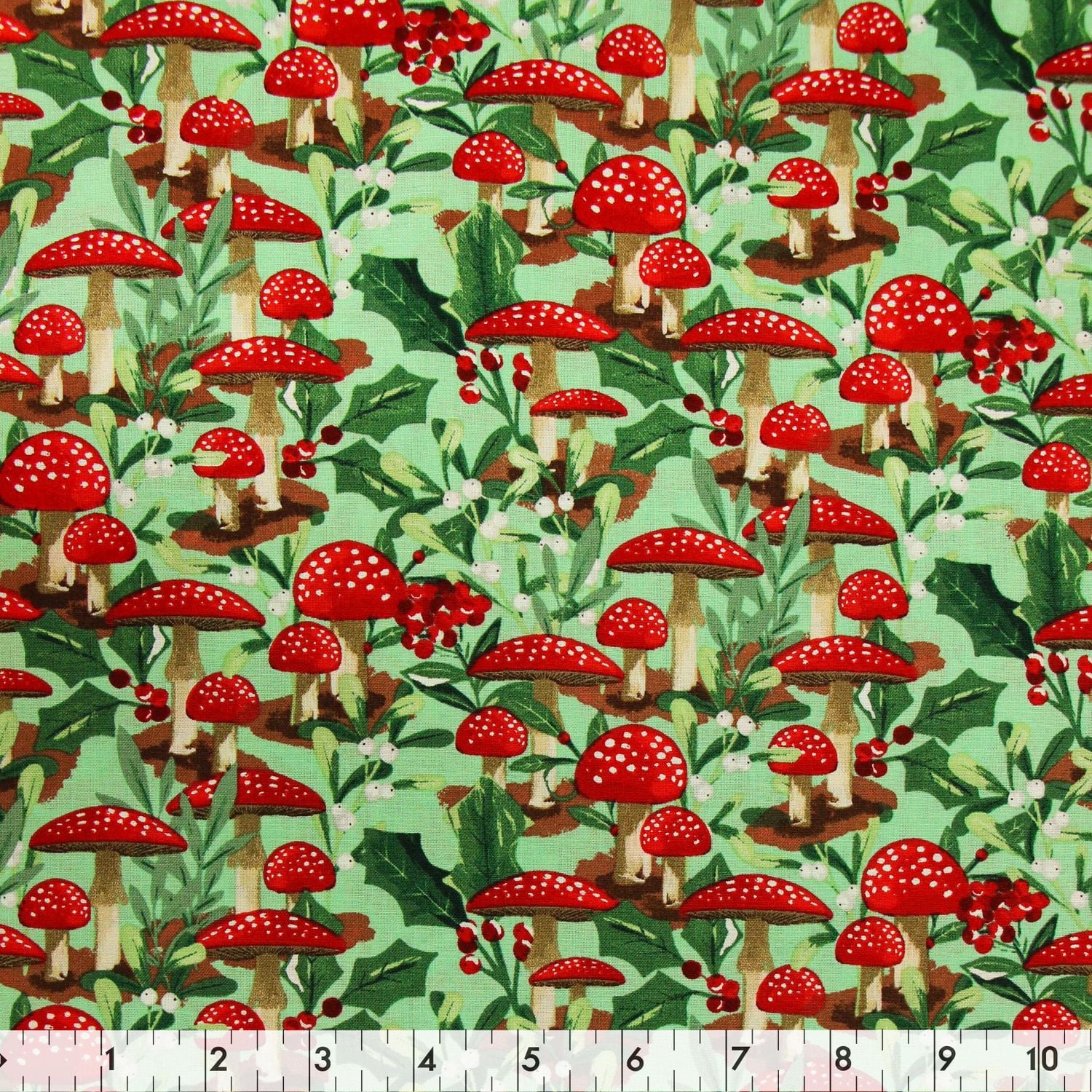 Click here for Fabric Creations Green Cardinal Christmas Cotton F... prices