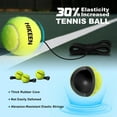 Premium Tennis Trainer Rebound with Metal Base,Portable Solo Tennis ...