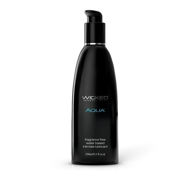 Wicked sensual care Wicked Aqua Water Based Lubricant 8.5oz - Walmart.com