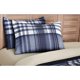 Mainstays Blue Plaid 8 Piece Bed in a Bag Comforter Set with Sheets ...