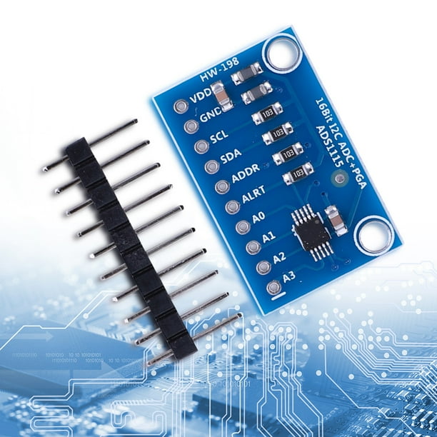 Convertidor analógico a digital ADC ADS1115 16 Bit I2C para Arduino RPi ...