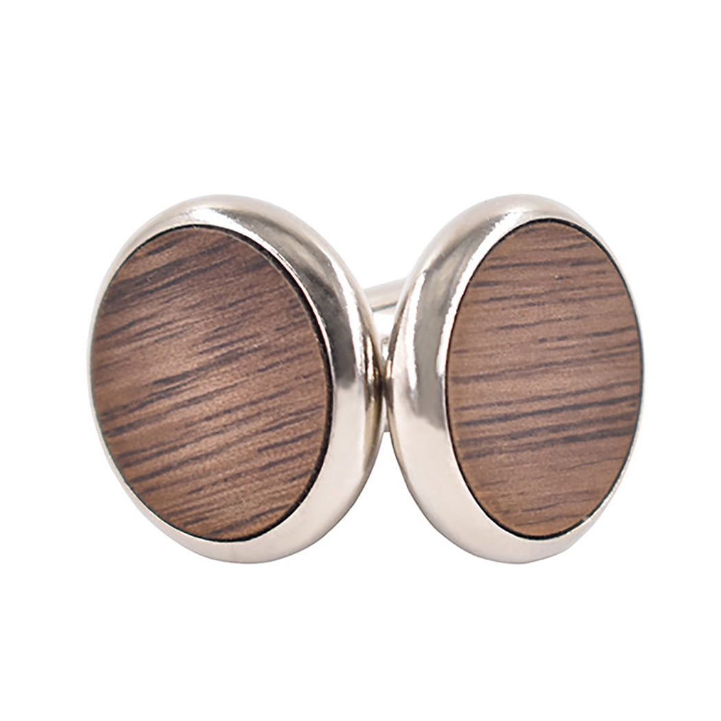 Click here for Nobrand 2pcs Shirt Cuff Studs Decorative Wooden Ro... prices