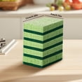 5PC Natural Wood Pulp Kitchen Sponges Double Sided Scrub Sponges Non ...