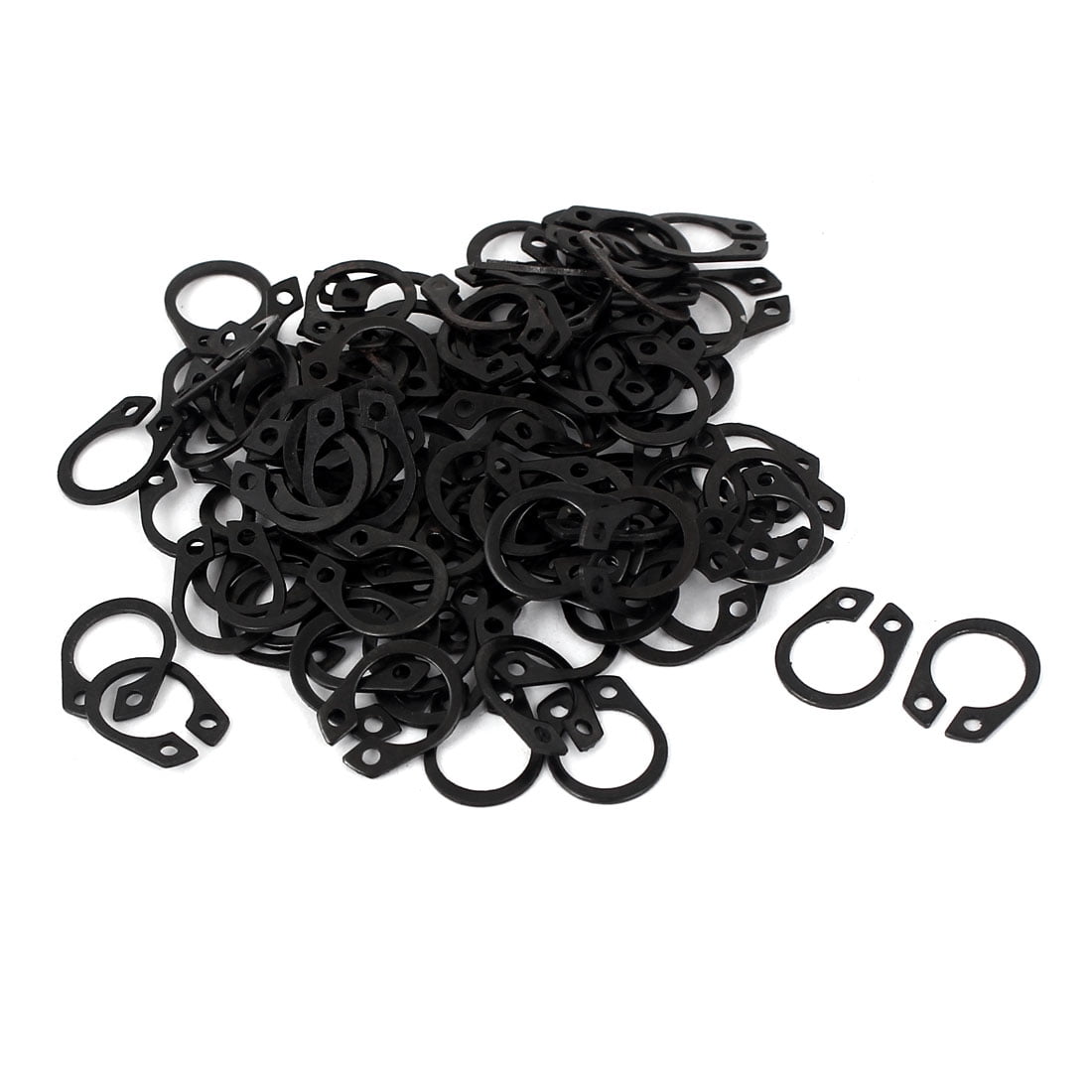 8mm Dia Retaining Ring Metal Internal External Circlip Fastener 100pcs ...