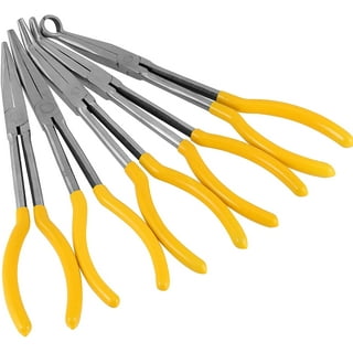 SPEEDWOX Long Pointed-Nose Pliers With Teeth 5.5-Inch Mini Needle Nose ...