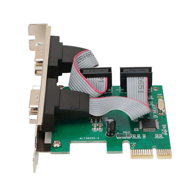 PCIe To Serial Adapter, 2 Port RS232 Serial Host Controller Card With WCH382 Chipset, 2.5Gbps ...