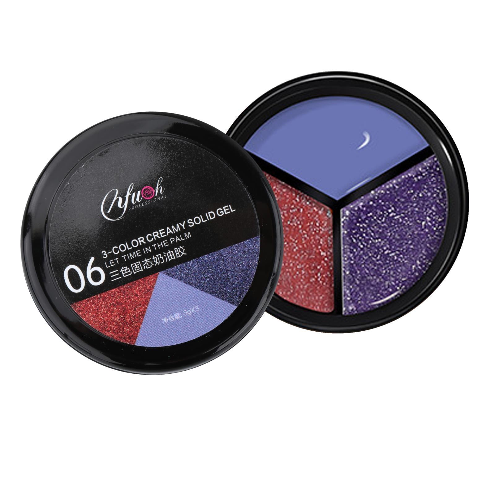 3 colores pegamento sólido esmalte de uñas barniz Mousse alto ...