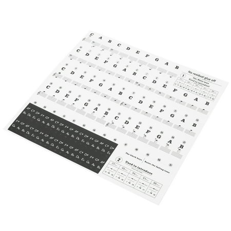 Piano Sticker, Sheet Music Stickers Transparent Pvc Material Not Easy ...