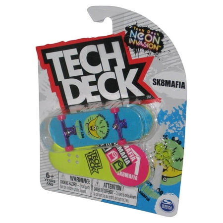 Tech Deck SK8Mafia Jimmy Cao Gone Bananas Neon Invasion Blue Ultra Rare ...