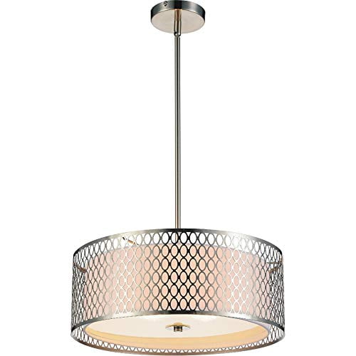 Click here for Cwi Lighting 3 Light Drum Shade Chandelier With Sa... prices