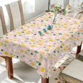 60x60in Square Printed Tablecloth Easy-Care Decorative Table Cloth for ...