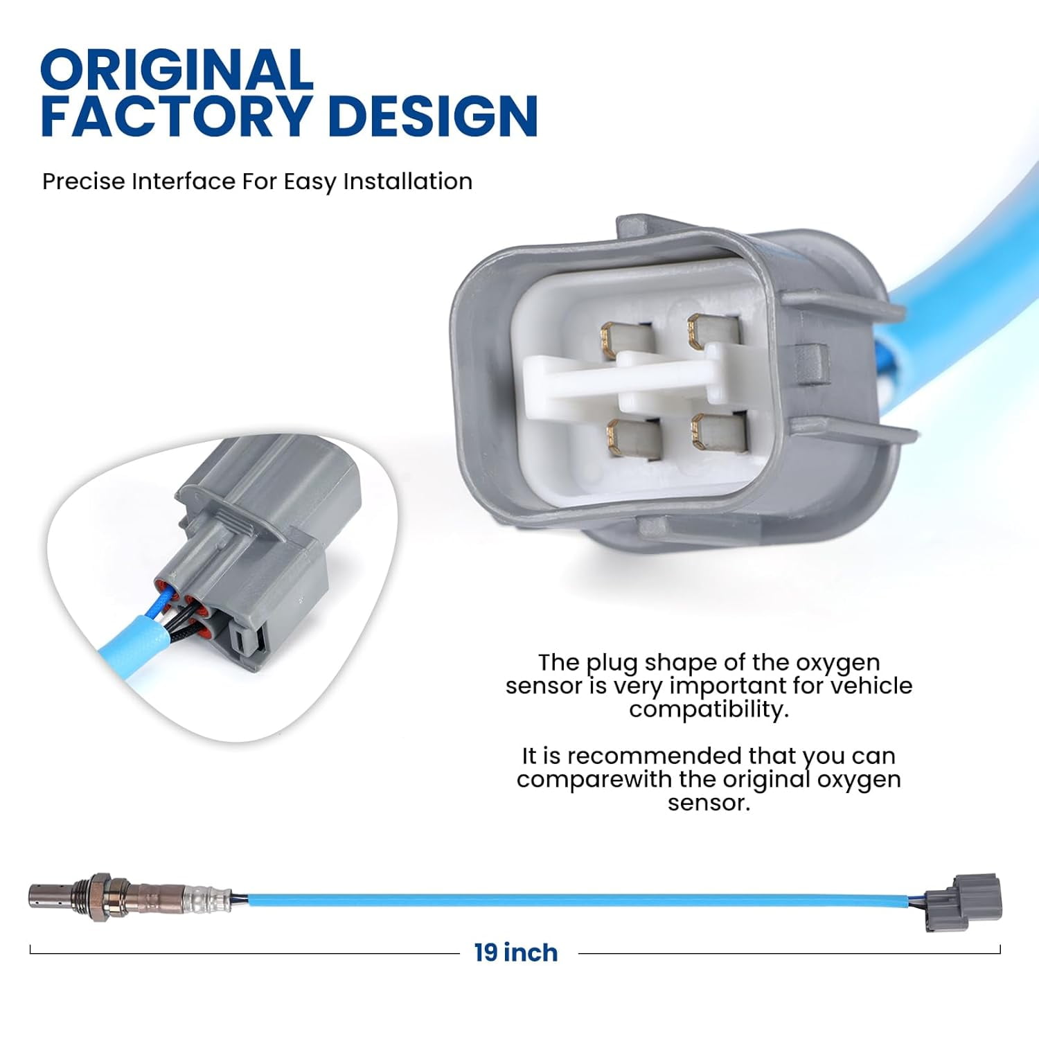 Downstream O2 Sensor 234-9005 Oxygen O2 Sensor Upstream Heated Air Fuel ...
