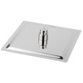 DROP Bath and Kitchen 12" x 12" Square Rainfall Shower Head in Chrome ...