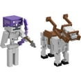 Minecraft Skeleton & Trap Horse Action Figures & Accessories 2-Pack, 3. ...