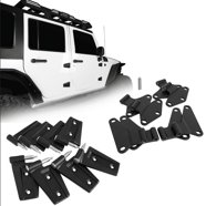 ZROADZ Z394812 Rear Window Hinges Light Brackets 07-17 Wrangler JK Hard ...