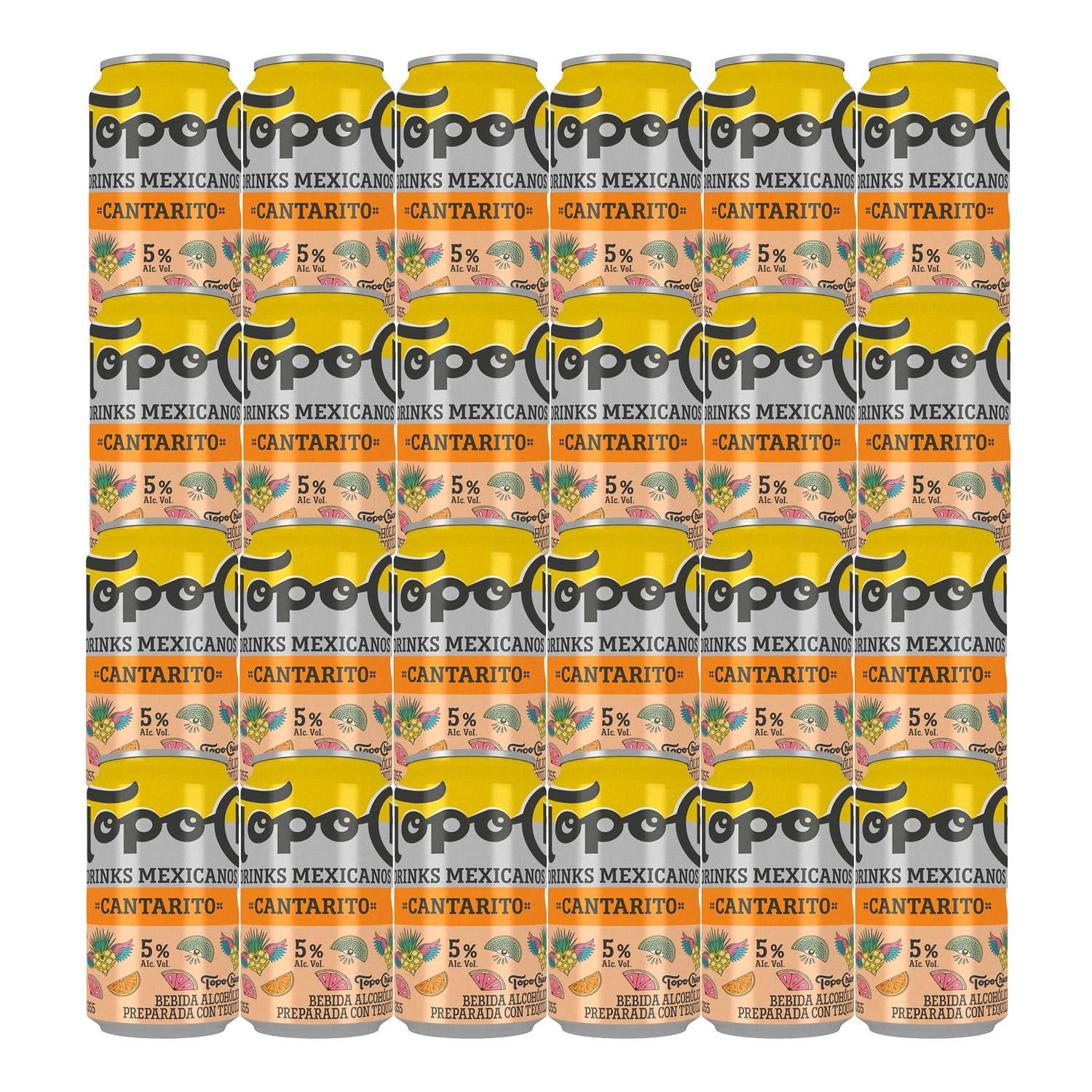 Pack de 24 Bebida Preparada Topo Chico Cantarito Lata 355 ml | Bodega ...