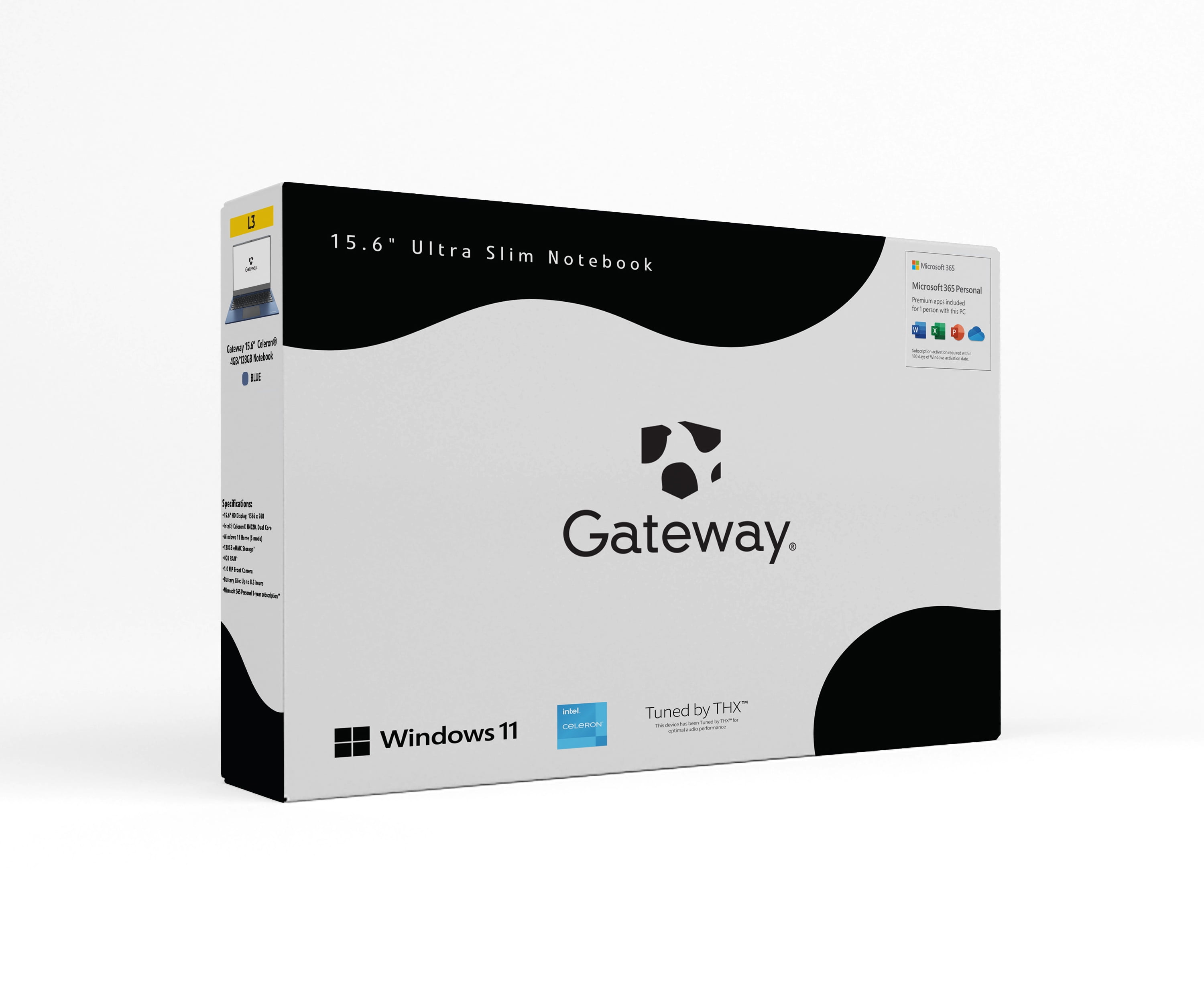 Buy Gateway 15.6 Ultra Slim Notebook, HD, Intel® Celeron® N4020, Dual ...