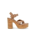 Steve Madden Womens Cacy Leather Ankle Strap Platform Sandals - Walmart.com