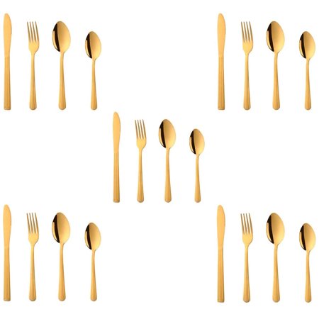 20 Piece Blue Silverware Flatware Set Stainless | Walmart Canada