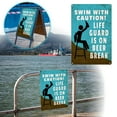 Swim At Your Own Pool Sign Vintage Funny Plaque Signs For Swimming Pool ...