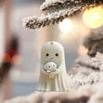 QHUDLV Halloween Hanging Ghosts Decoration for Tree, Mini Hanging Ghost ...