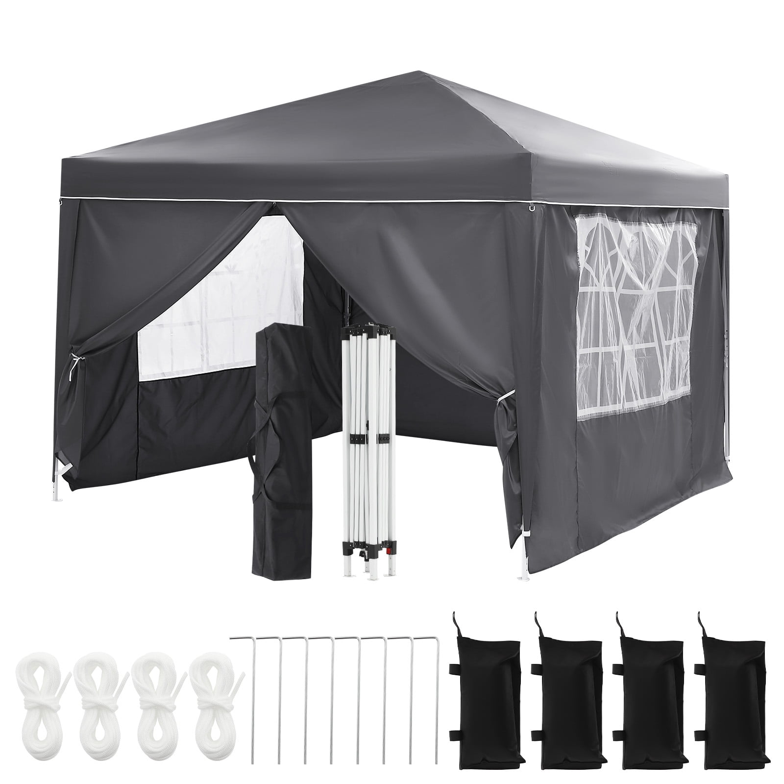 Click here for Tropow 10x10 Pop Up Canopy Tent With 4 Sidewalls... prices