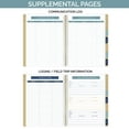 Undated Teacher Planner & Calendar, Interchangeable Cover by bloom ...