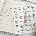 10 Sheets Emoticon Sticker Decorative Stickers Cartoon Stickers Lovely ...