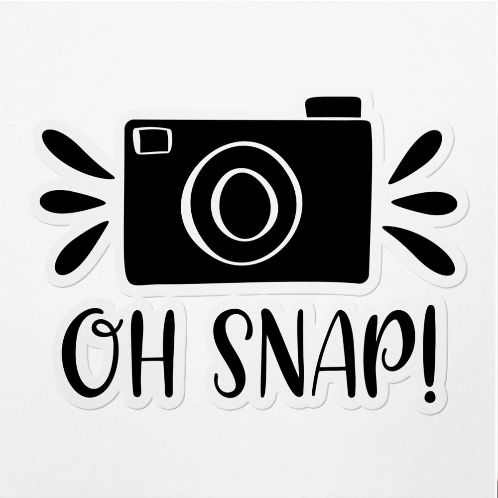Vinyl Stickers Decals Of Snap Illustration - Waterproof - Apply On Any ...
